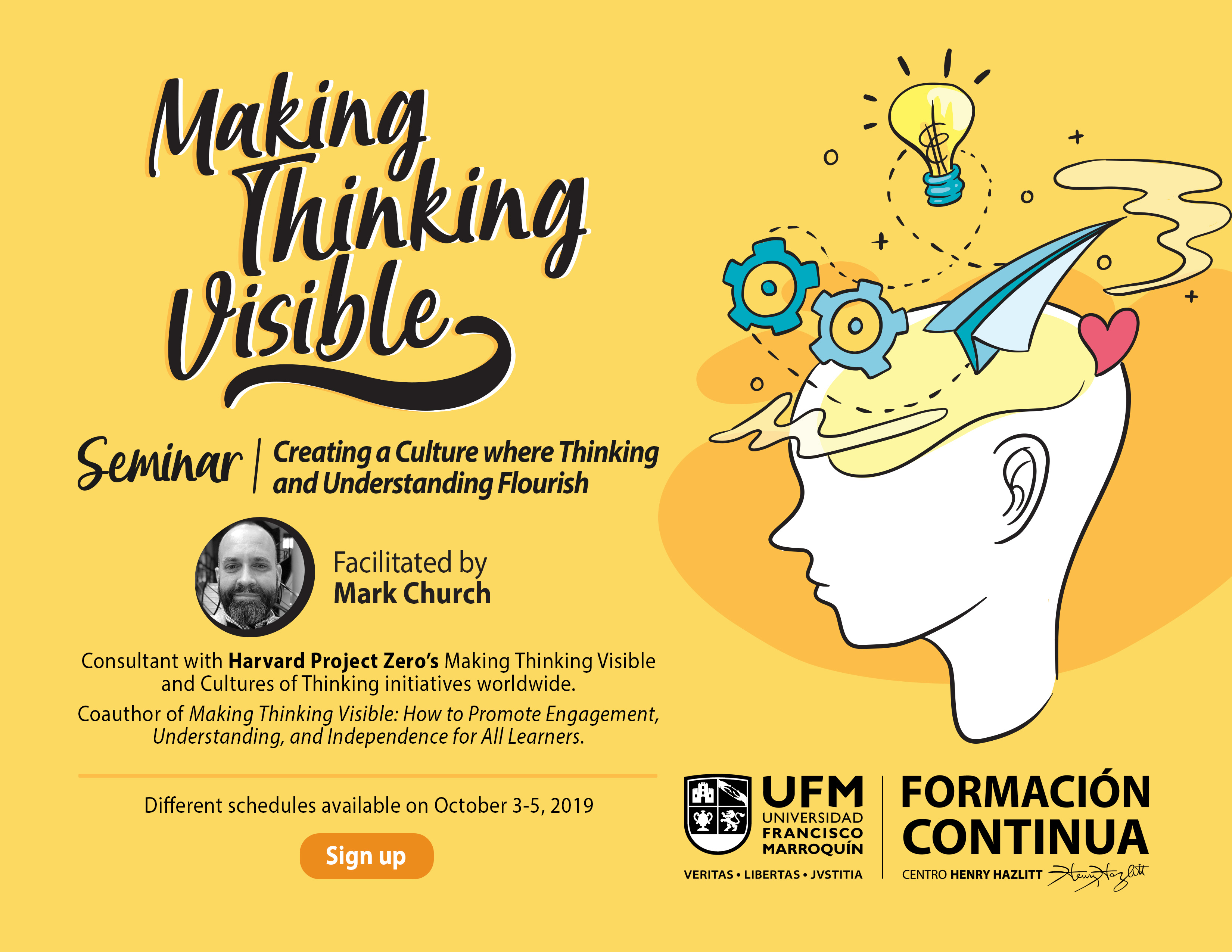 Seminar: Making Thinking Visible - Formación Continua Formación Continua Seminar: Making Thinking Visible - Formación Continua Formación Continua
