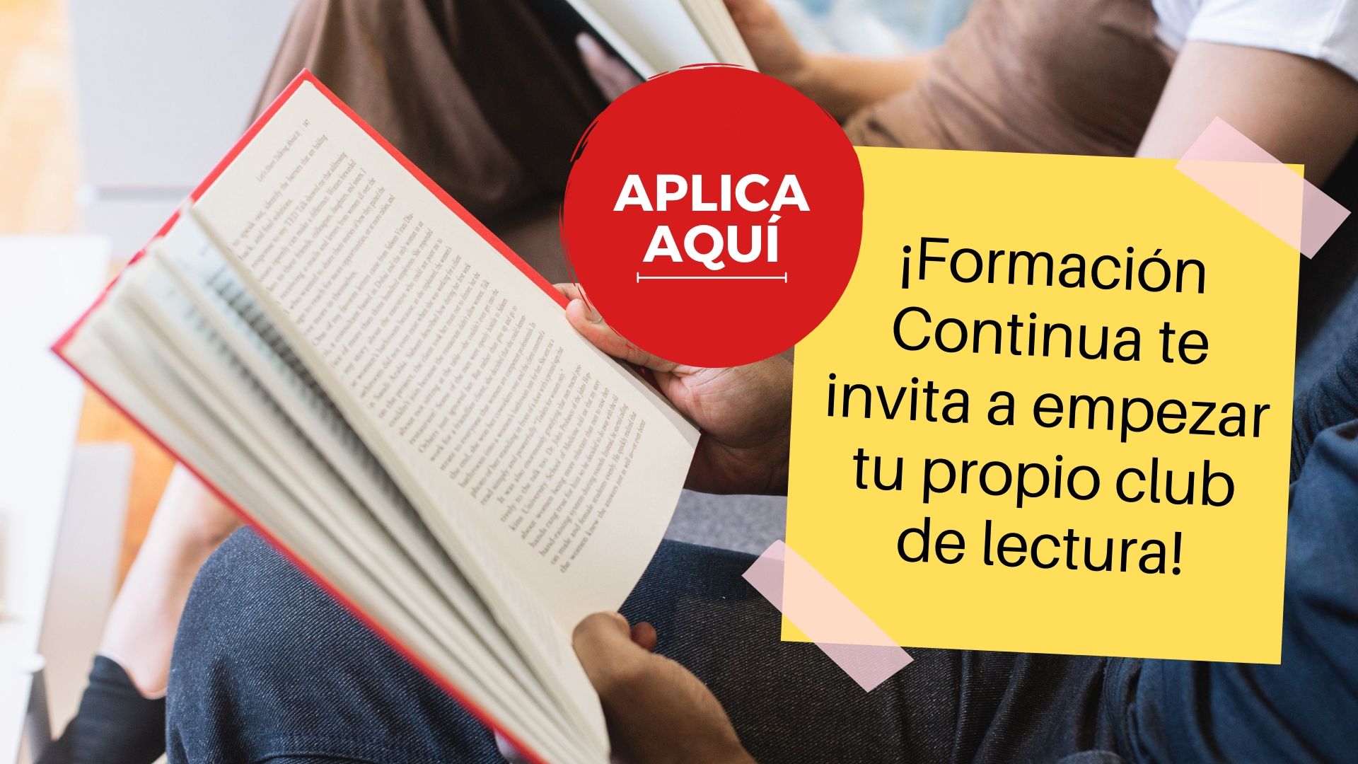 ¡Empieza tu club de lectura! - Formación Continua Formación Continua