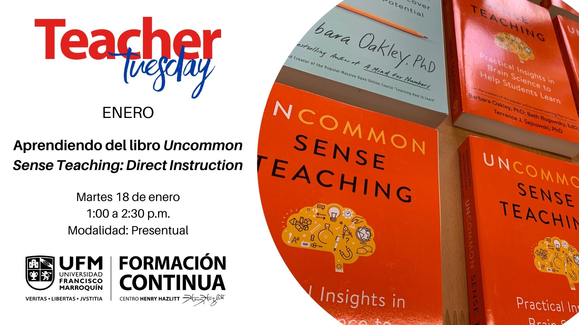 Teacher Tuesday de enero: Aprendiendo del libro Uncommon Sense Teaching ...