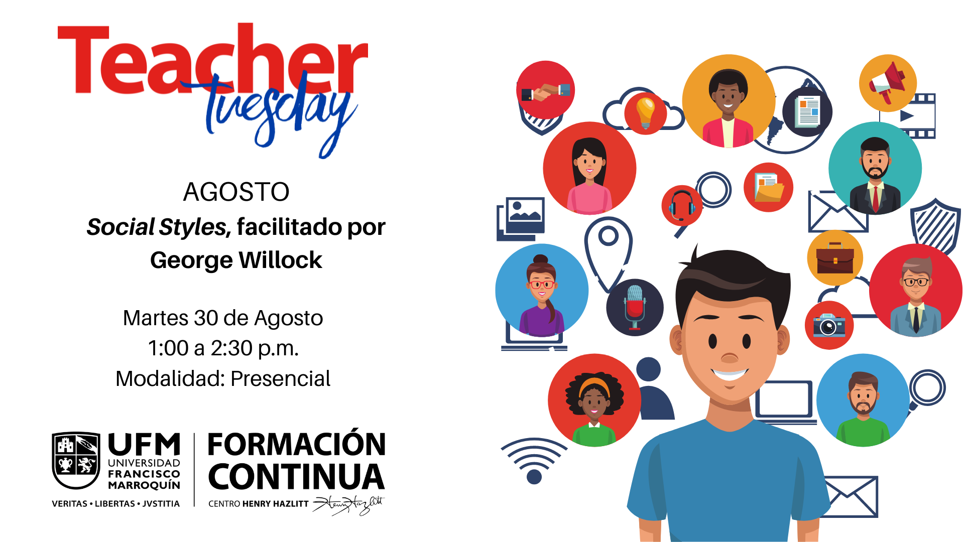Teacher Tuesday: Social Styles, facilitado por George Willock ...