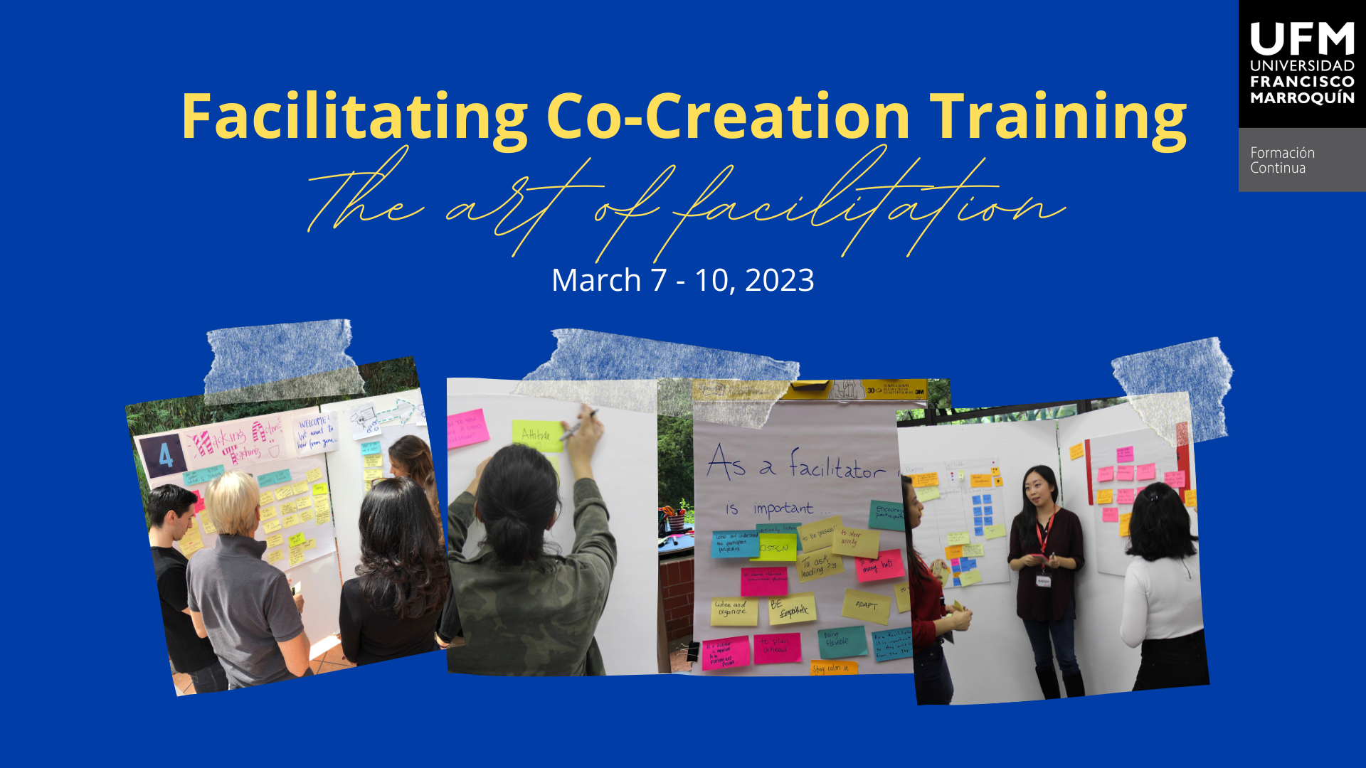 Facilitating Co-Creation Training - Formación Continua Formación Continua